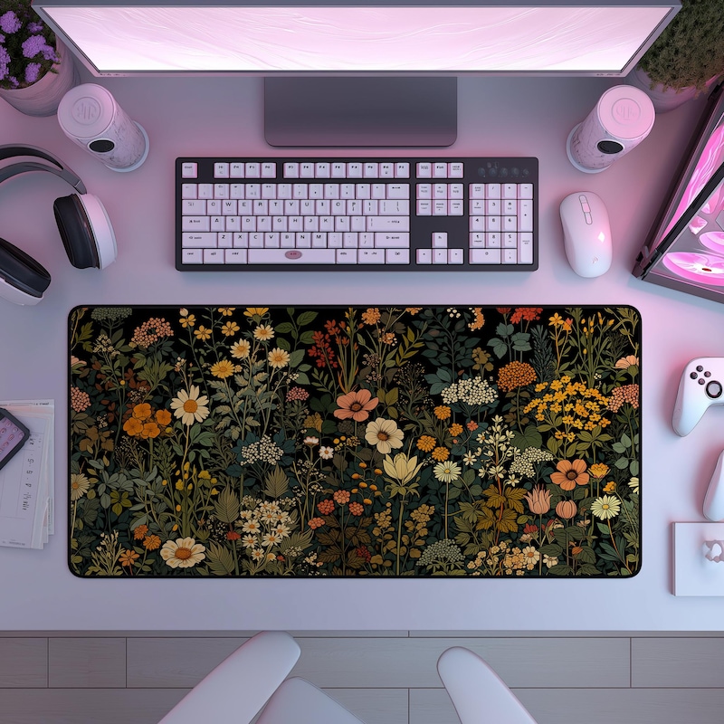 Custom Floral Desk Mats - Etsy