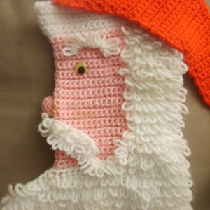 Crochet a Loopy Santa Christmas Stocking pattern Only Regular or Large ...