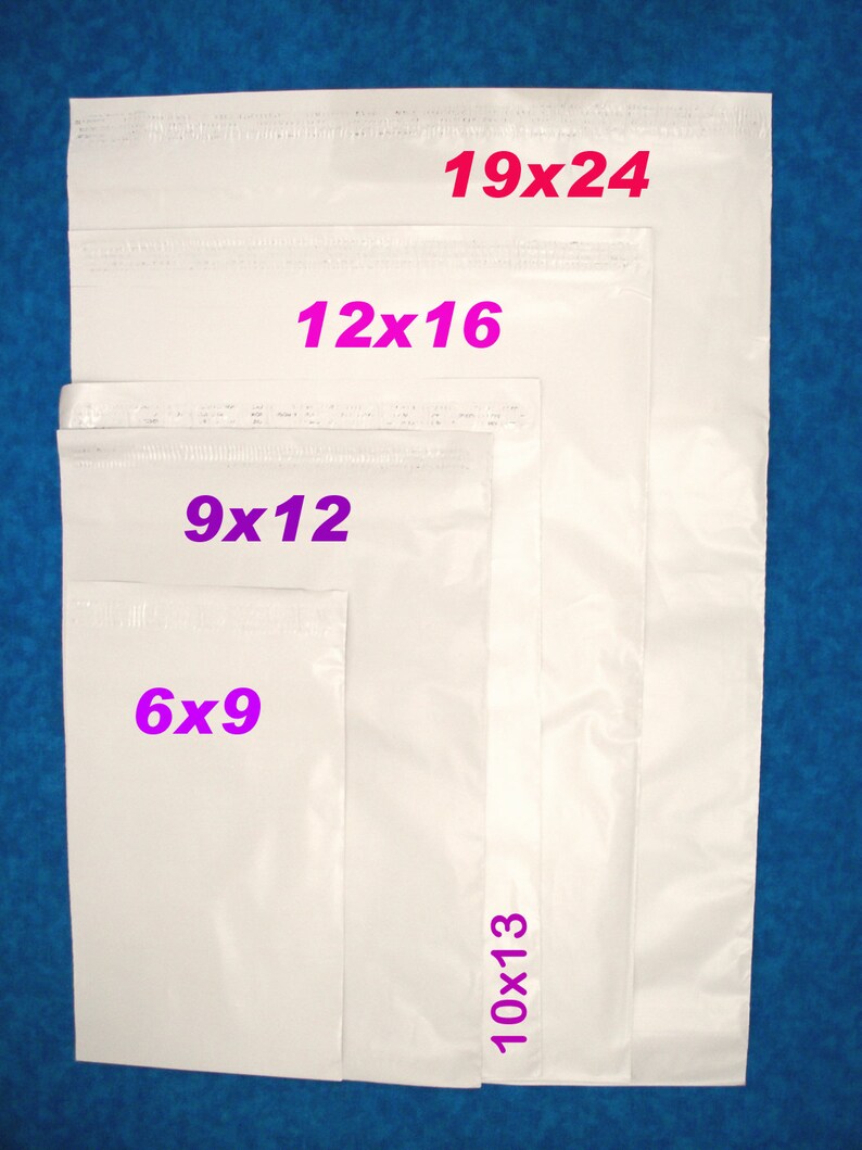 100 Sz 0-6x9 Free Ship-unpadded Poly DVD CD Envelopes Mailers Bags Self ...