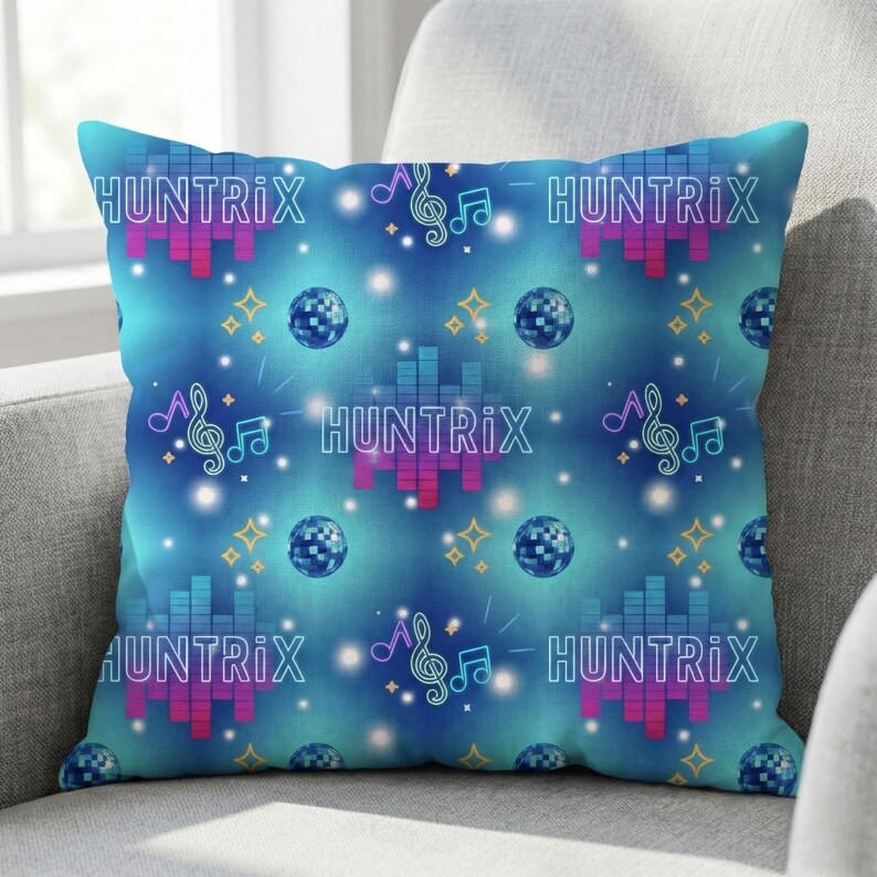 Kpop Demon Hunters Digital Seamless Paper Png Huntrix Seamless ...