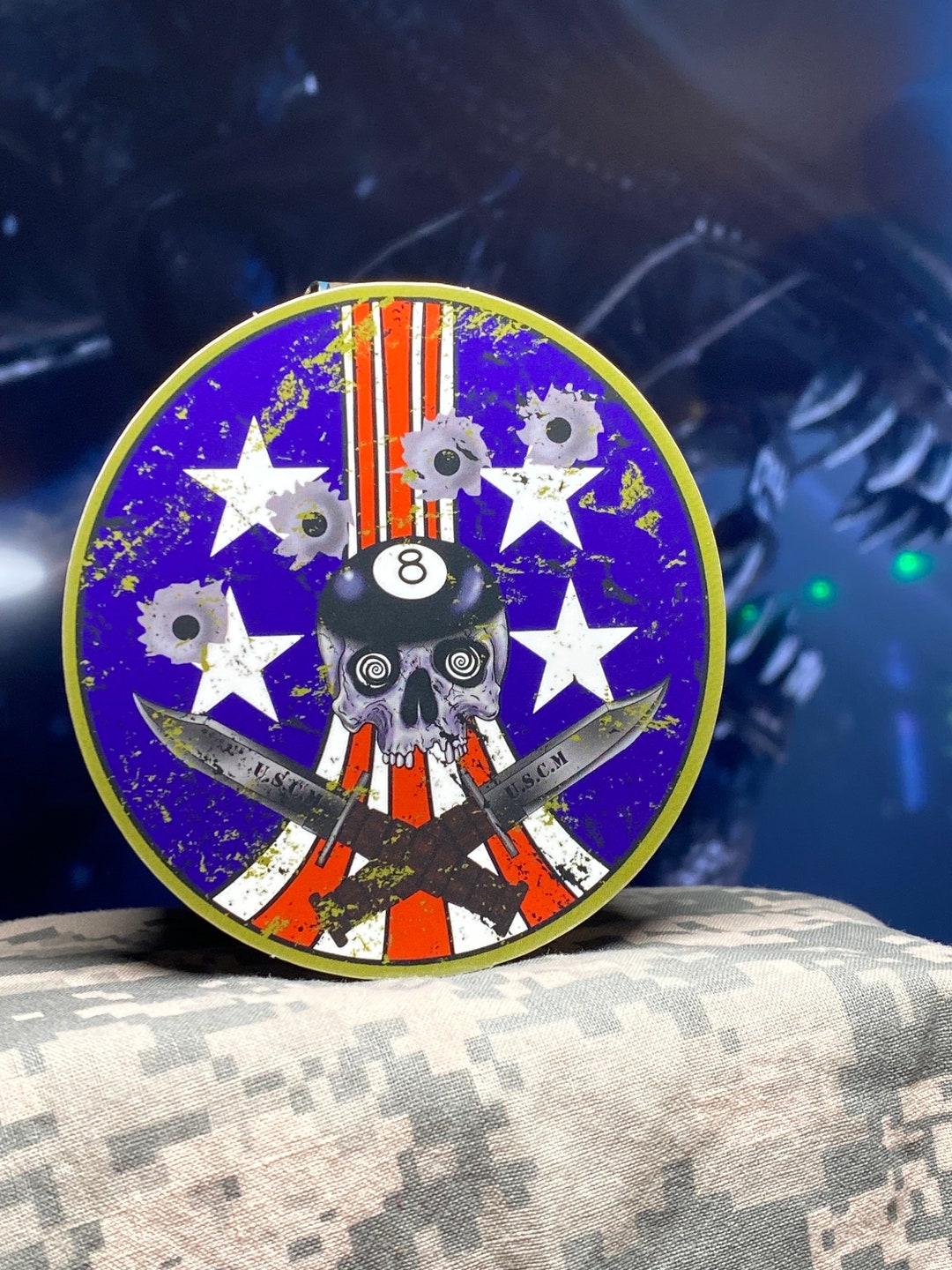 Crazy 8 Platoon Sticker - Etsy