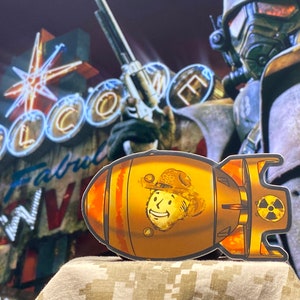 Atomic Age Mini Nuke Sticker - Etsy