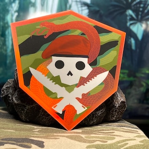 Viper Commandos Holographic Sticker - Etsy