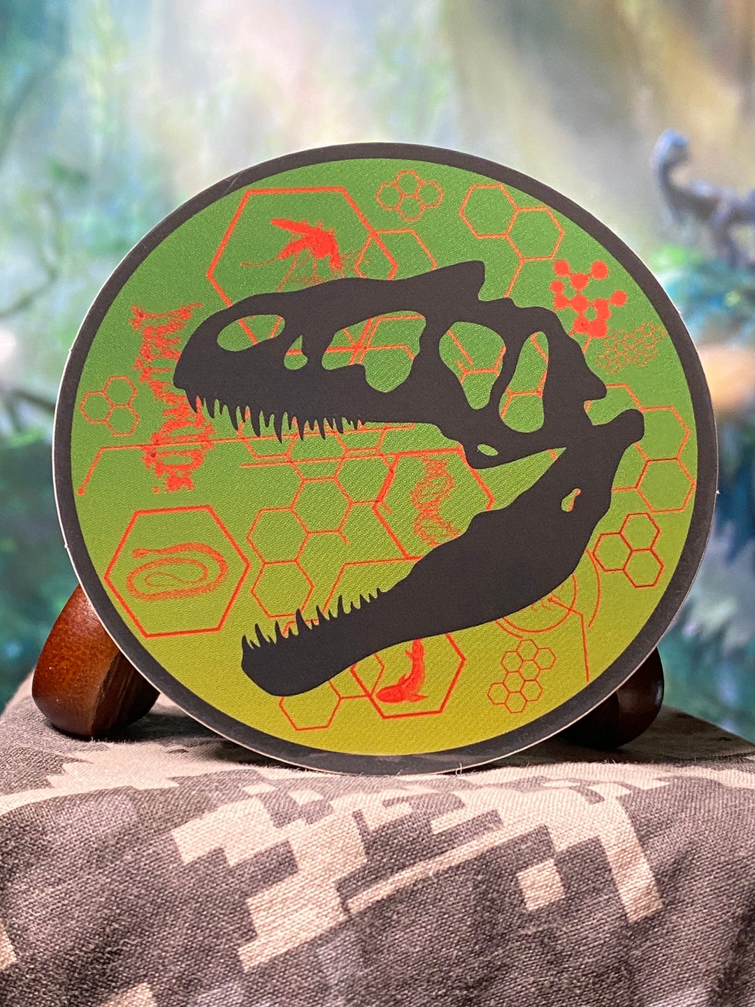 Allosaurus DNA Sequence Sticker - Etsy