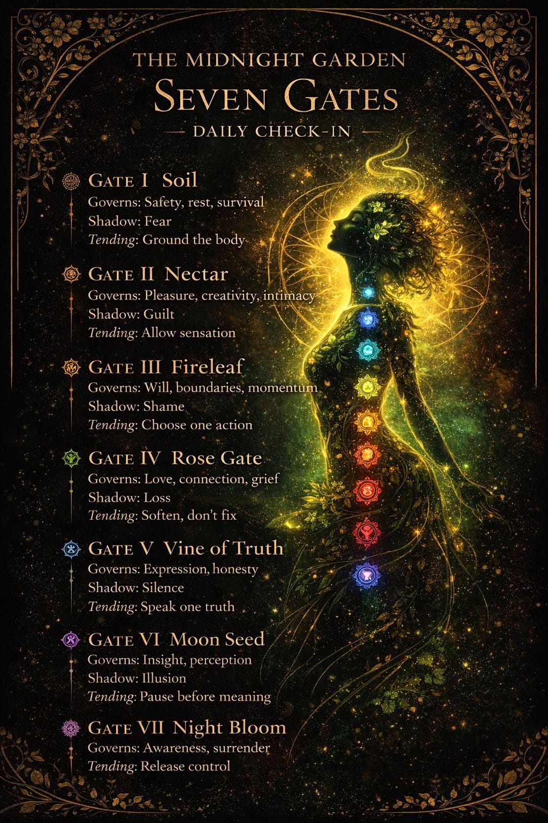 The Gatekeeper: Gate 0 of the Midnight Garden - Etsy