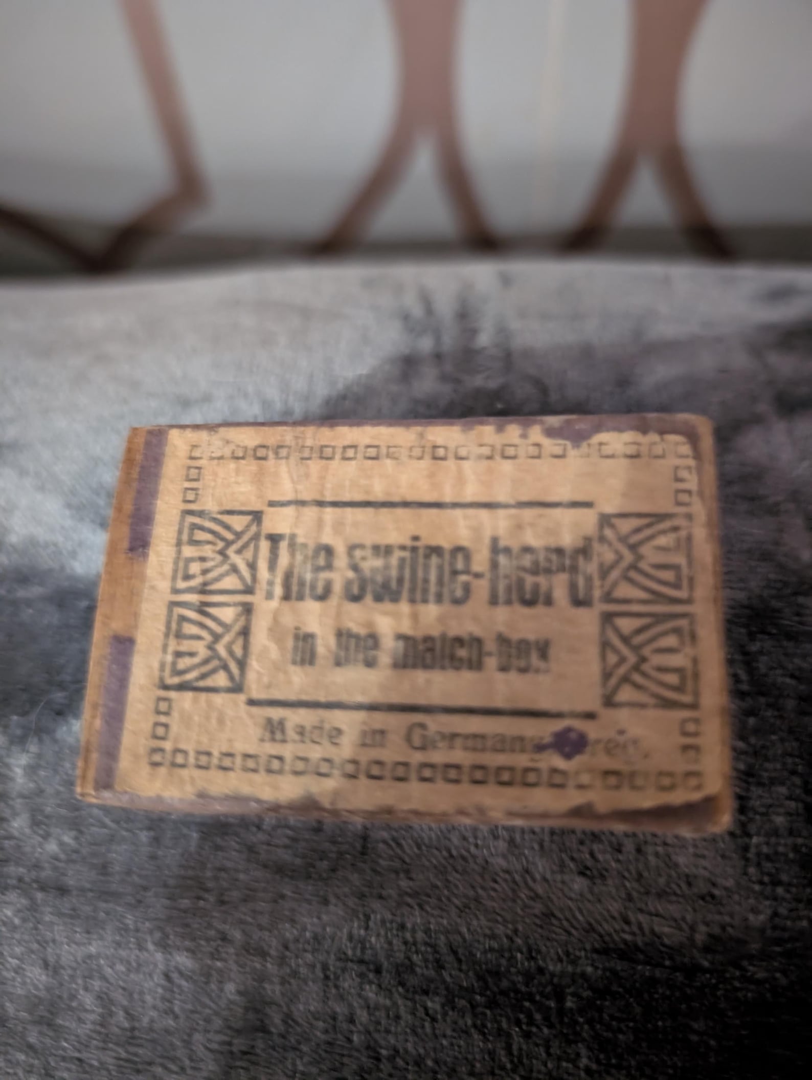 Vintage German the Swine-herd in a Match Box - Etsy