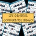 LDS General Conference BINGO Printable Download - Etsy
