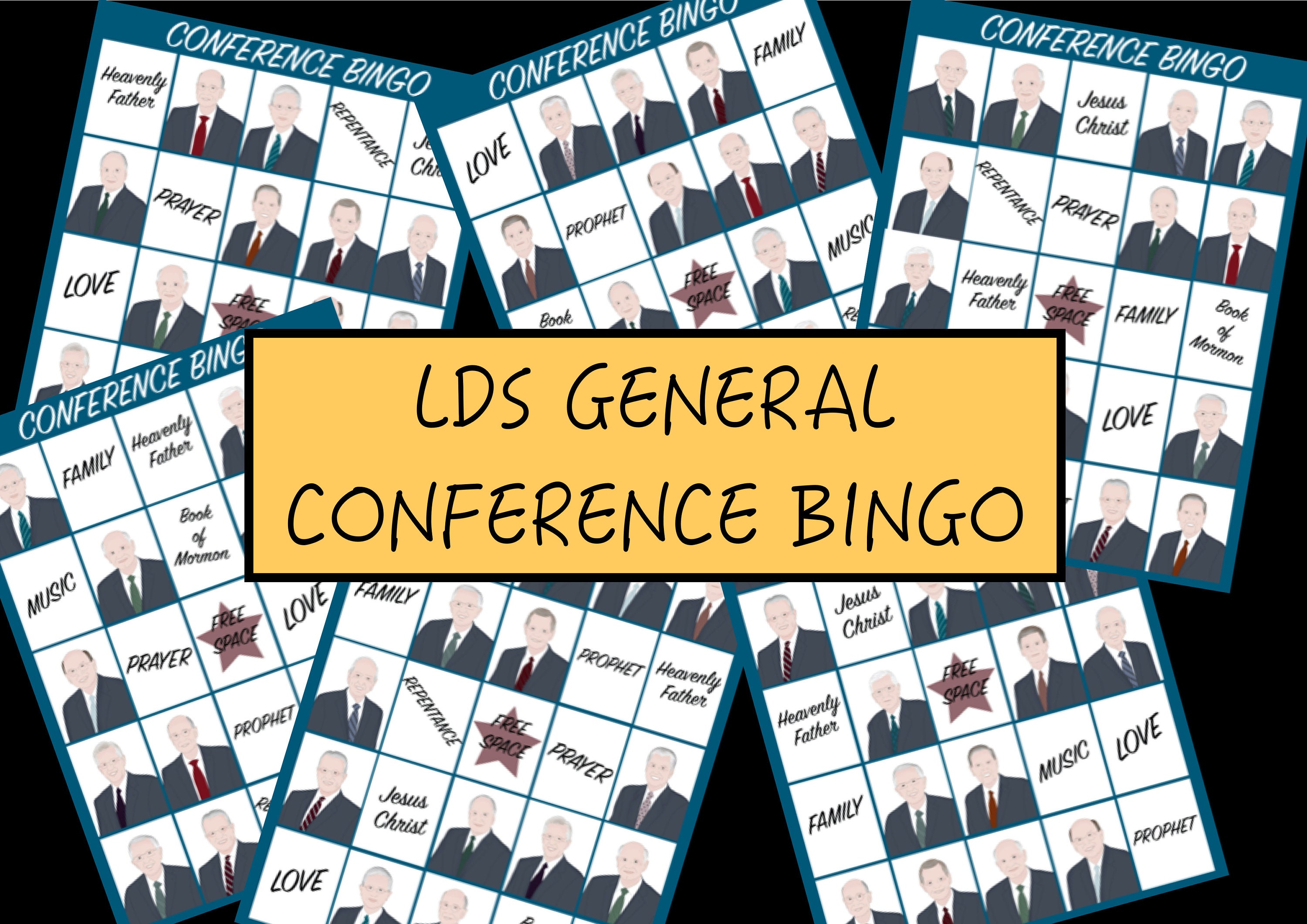 LDS General Conference BINGO Printable Download - Etsy