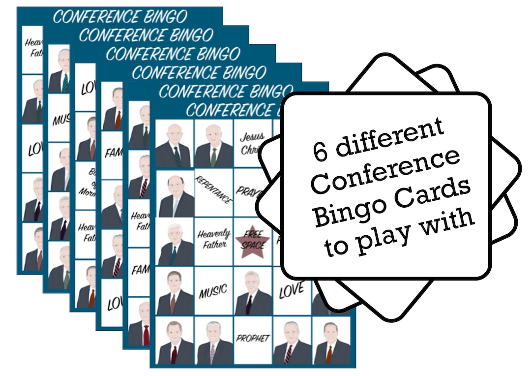 LDS General Conference BINGO Printable Download - Etsy