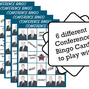LDS General Conference BINGO Printable Download - Etsy
