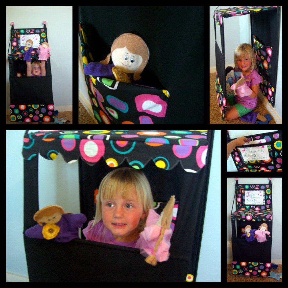 Puppet Theater E-pattern. Store Away When Not Using. - Etsy Canada
