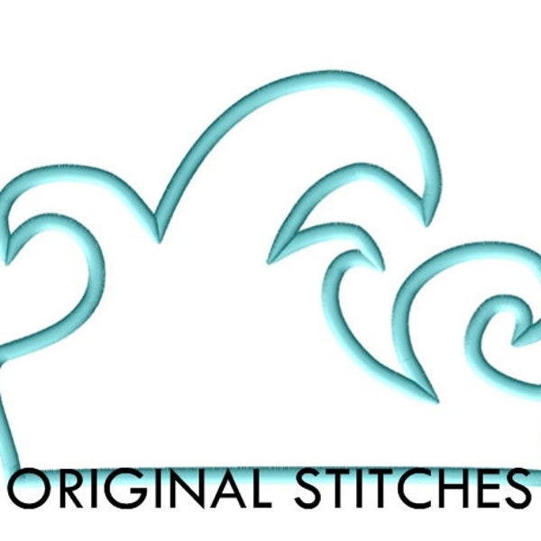 Wave Applique - Etsy