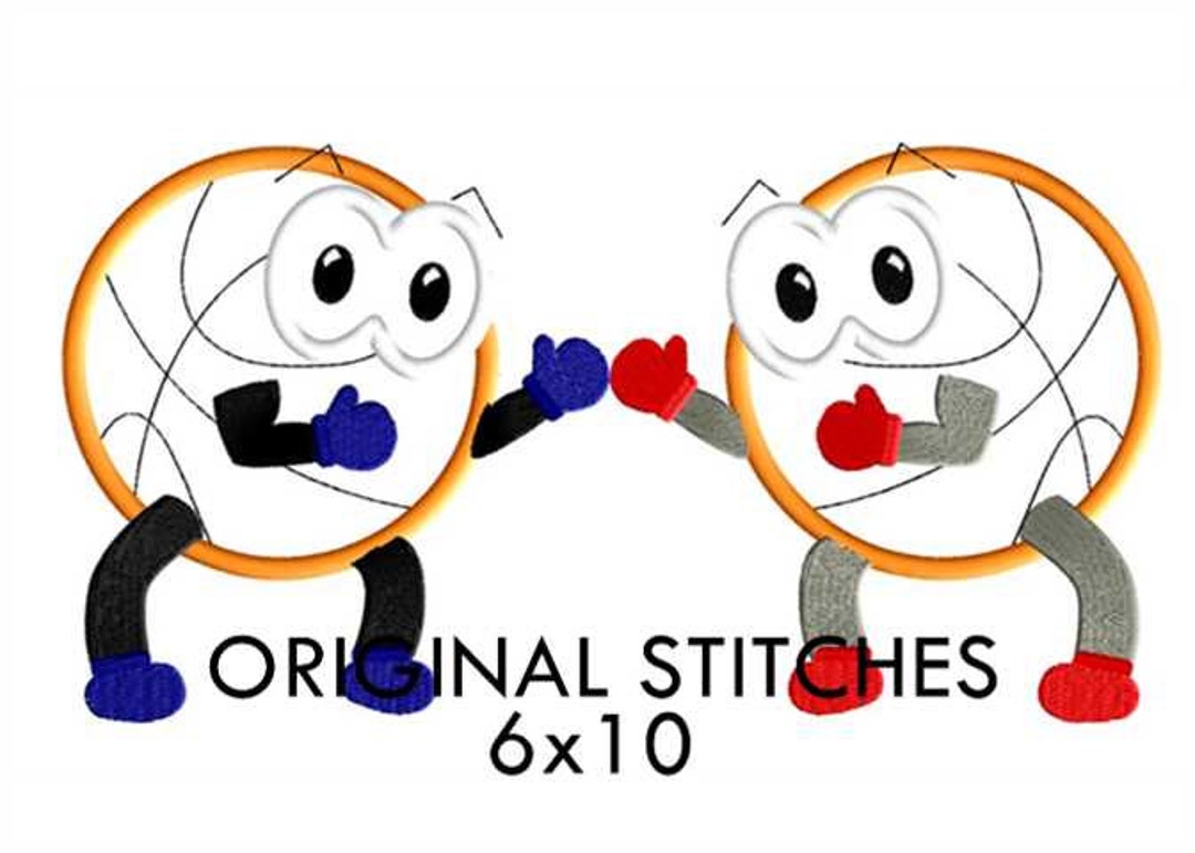 House Divided Basketball Applique and Embroidery Digital Design File ...