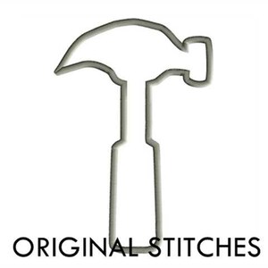 Hammer Applique and Machine Embroidery Digital Design File 4x4 5x7 6x10 ...