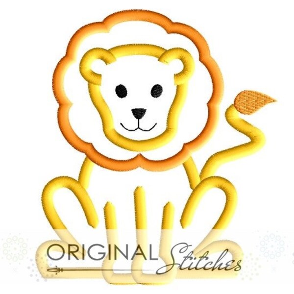 Lion Applique - Etsy