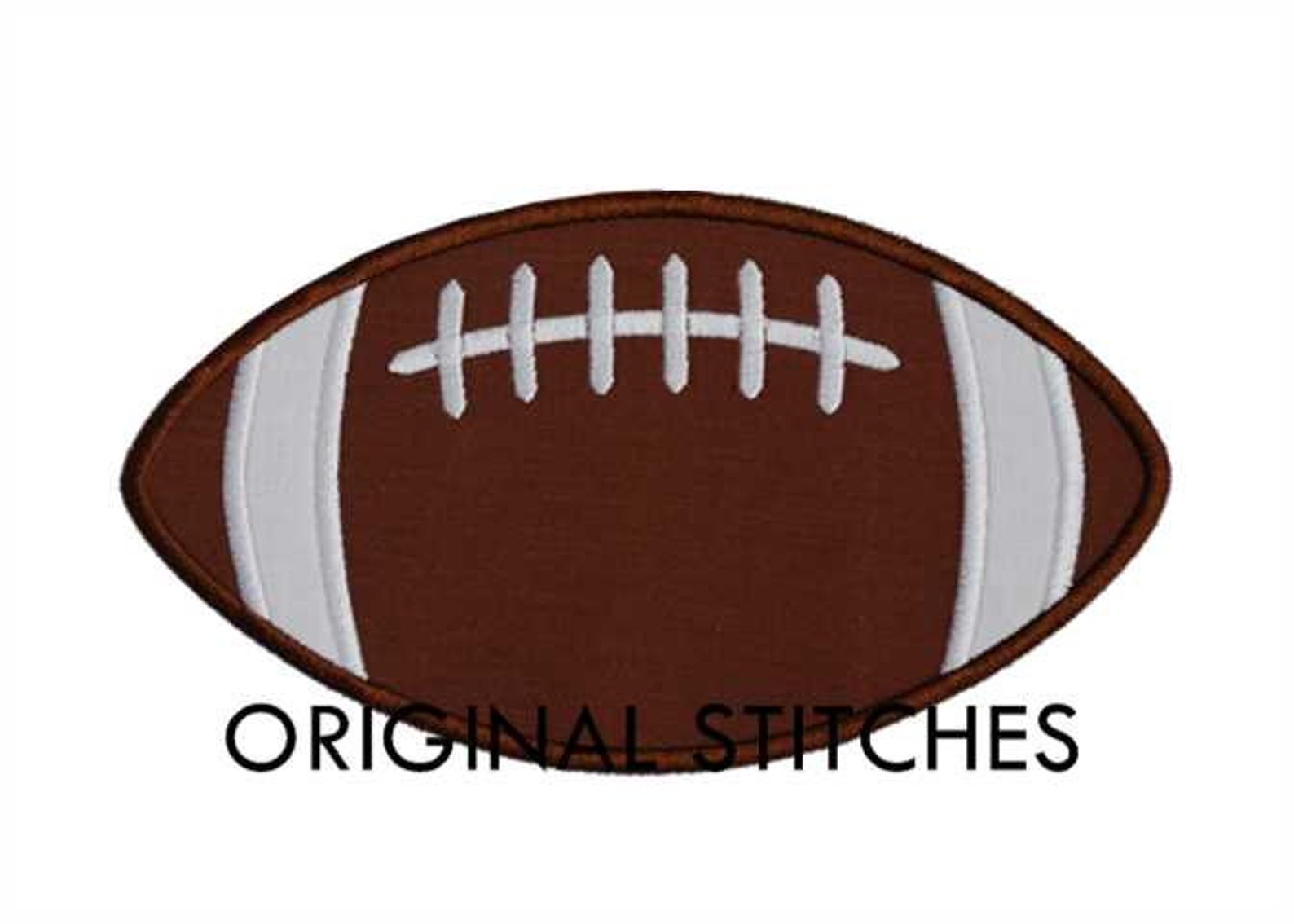 SALE Football Applique and Embroidery Digital Design File 4x4 5x7 6x6 ...