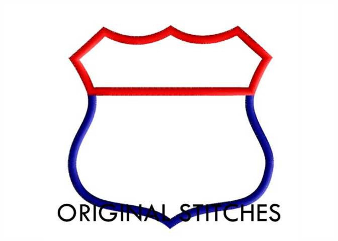 State Route Sign Applique and Embroidery Digital Design File 4x4 5x7 ...