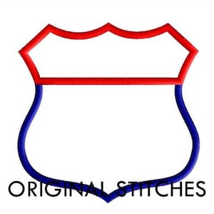 State Route Sign Applique and Embroidery Digital Design File 4x4 5x7 ...