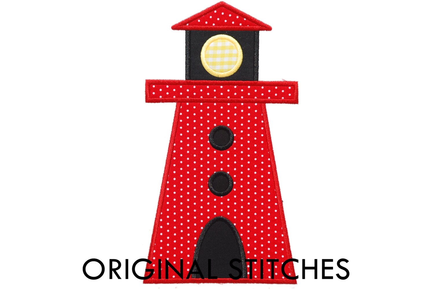 Lighthouse Applique and Machine Embroidery Digital Design File - Etsy