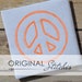 Quick Stitch Peace Sign Machine Embroidery Design File 2in, 3in, 4in ...