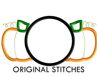 Quick Stitch Circle Monogram Machine Embroidery Design File 2in, 3in ...