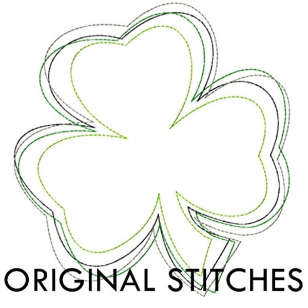 Shamrock Embroidery Design - Etsy
