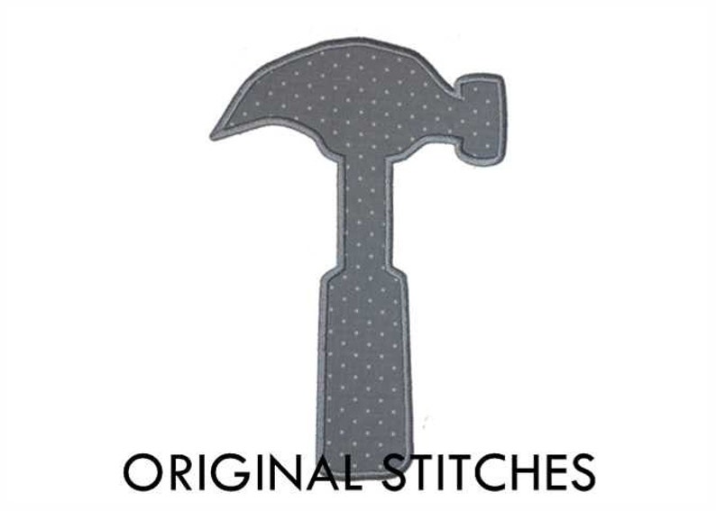 Hammer Applique and Machine Embroidery Digital Design File 4x4 | Etsy