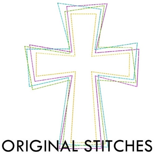 Machine Embroidery Design Applique Cross Bookmark INSTANT - Etsy