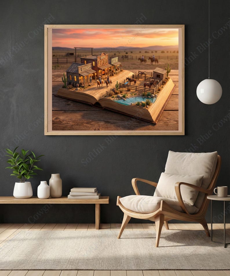 Storybook West - Western Town druckbare 2er-Set (digitaler Download ...