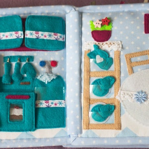 FROZEN Doll House,quiet Book,activity Book,montessori,busy Book,soft ...