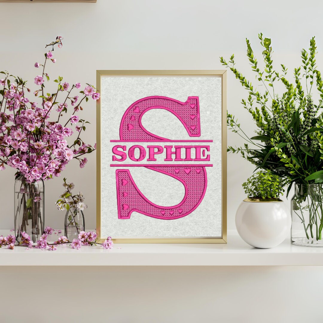 Alphabet Symphony - Enchanting Machine Embroidery Design for Letter S ...