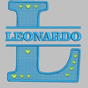 Alphabet Embroidery Design,machine Embroidery LETTER L,embossed ...