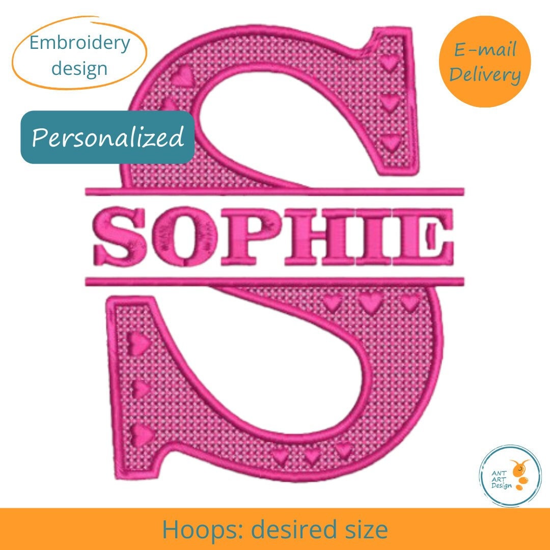 Alphabet Symphony - Enchanting Machine Embroidery Design for Letter S ...