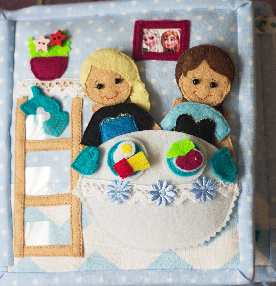 FROZEN Doll House,quiet Book,activity Book,montessori,busy Book,soft ...