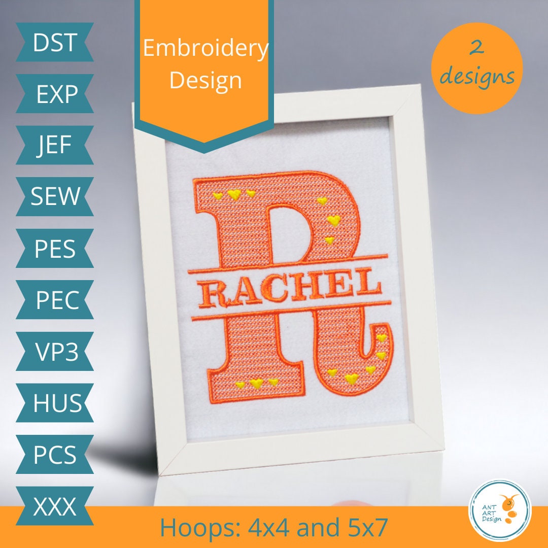 Alphabet Enchantment-magical Machine Embroidery Design With Embossed ...