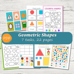 Shapes Wonderland - Montessori Learning Bundle for Preschoolers ...