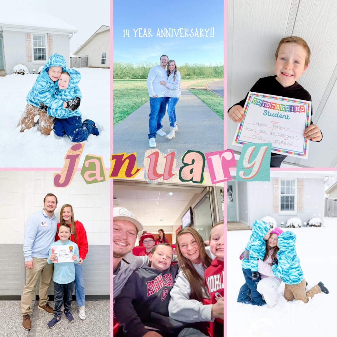 Year in Review Scrapbook Canva Template | Editable Year Recap Photo ...