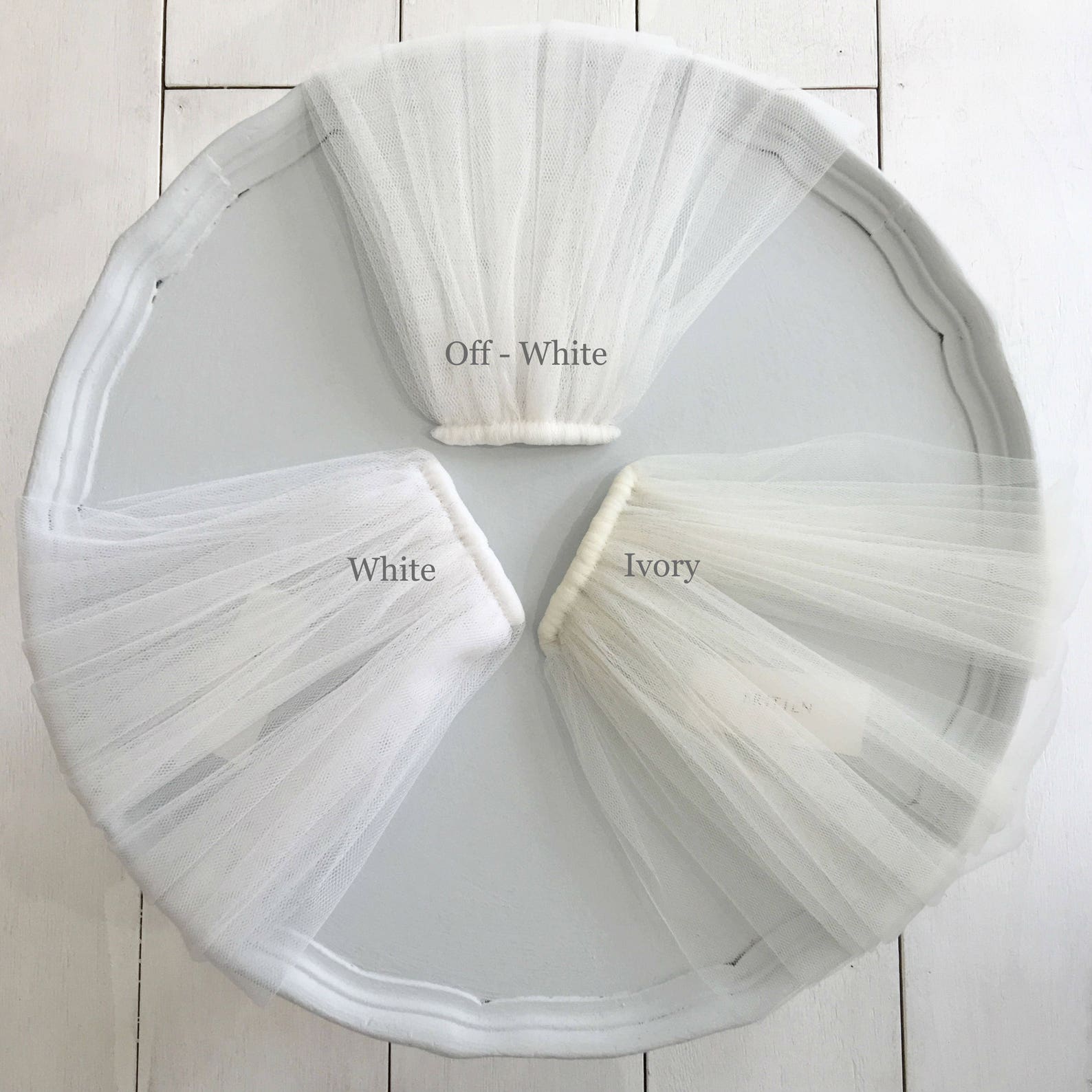 Tulle Sample Pack for Veils - Etsy