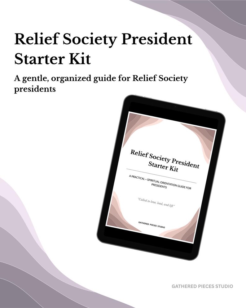 LDS Relief Society President Starter Kit (leadership Planner ...