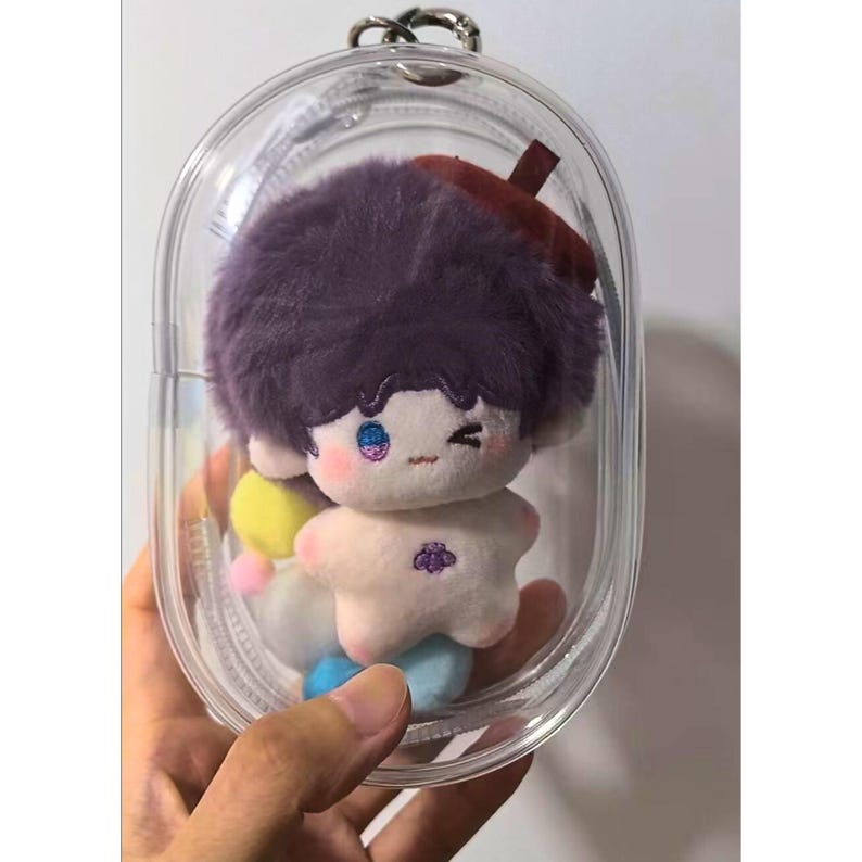 Sparkle Transparent Plushie Protector Pouch 10cm 13cm 15cm | Doll ...