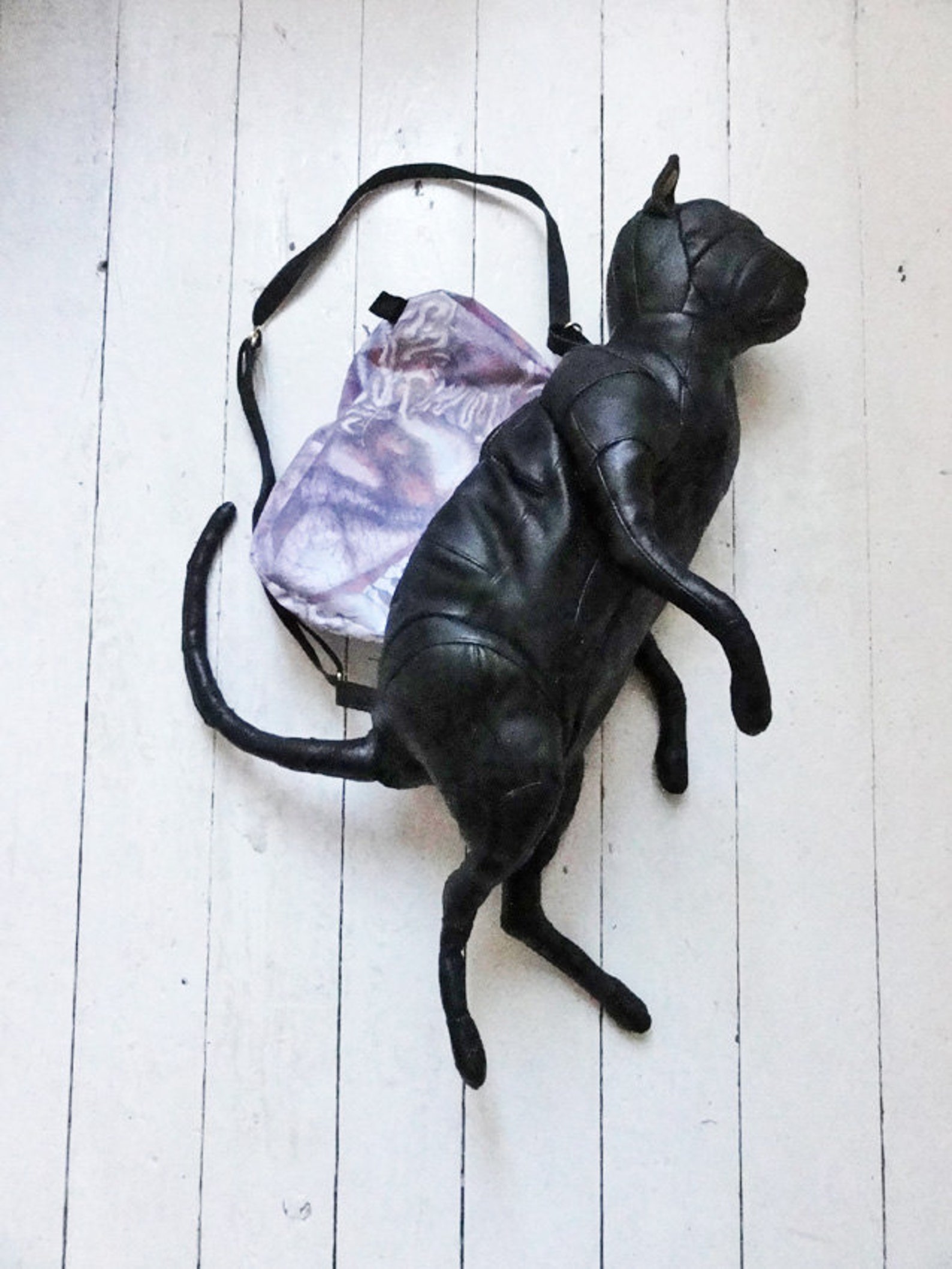 OTTO Project, Animal Cat Bag With Printed Lining and Printed Heart ...