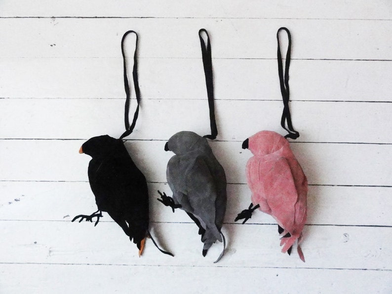 OTTO Project, Animal Bird Bag With Stamped Lining - Etsy