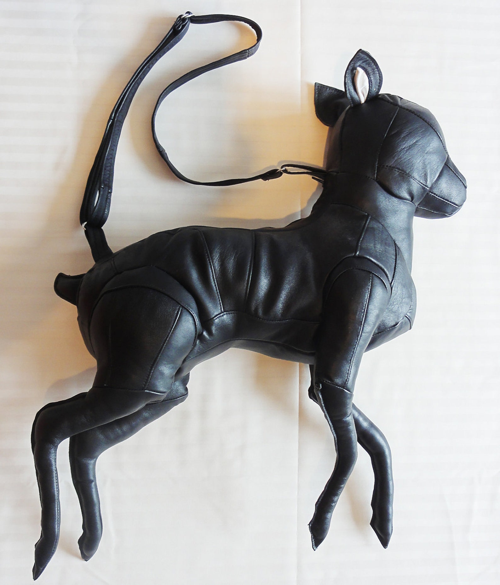 OTTO Project, Animal Fawn Bag With Printed Lining and Printed Heart ...