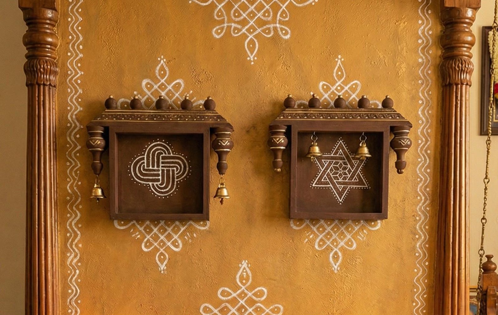 Mini Mandapam Frames | Pooja Room Decoration | God Idol Frames - Etsy