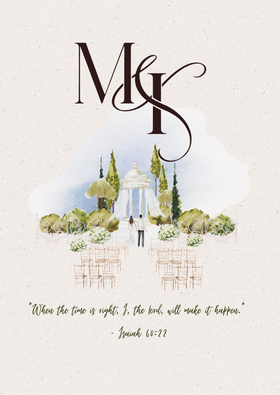 Modern Creative Full Wedding Invitation Template - Etsy