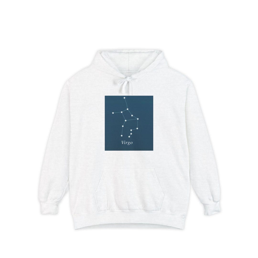 Virgo Constellation Hoodie Minimal Zodiac Graphic Sweatshirt - Etsy