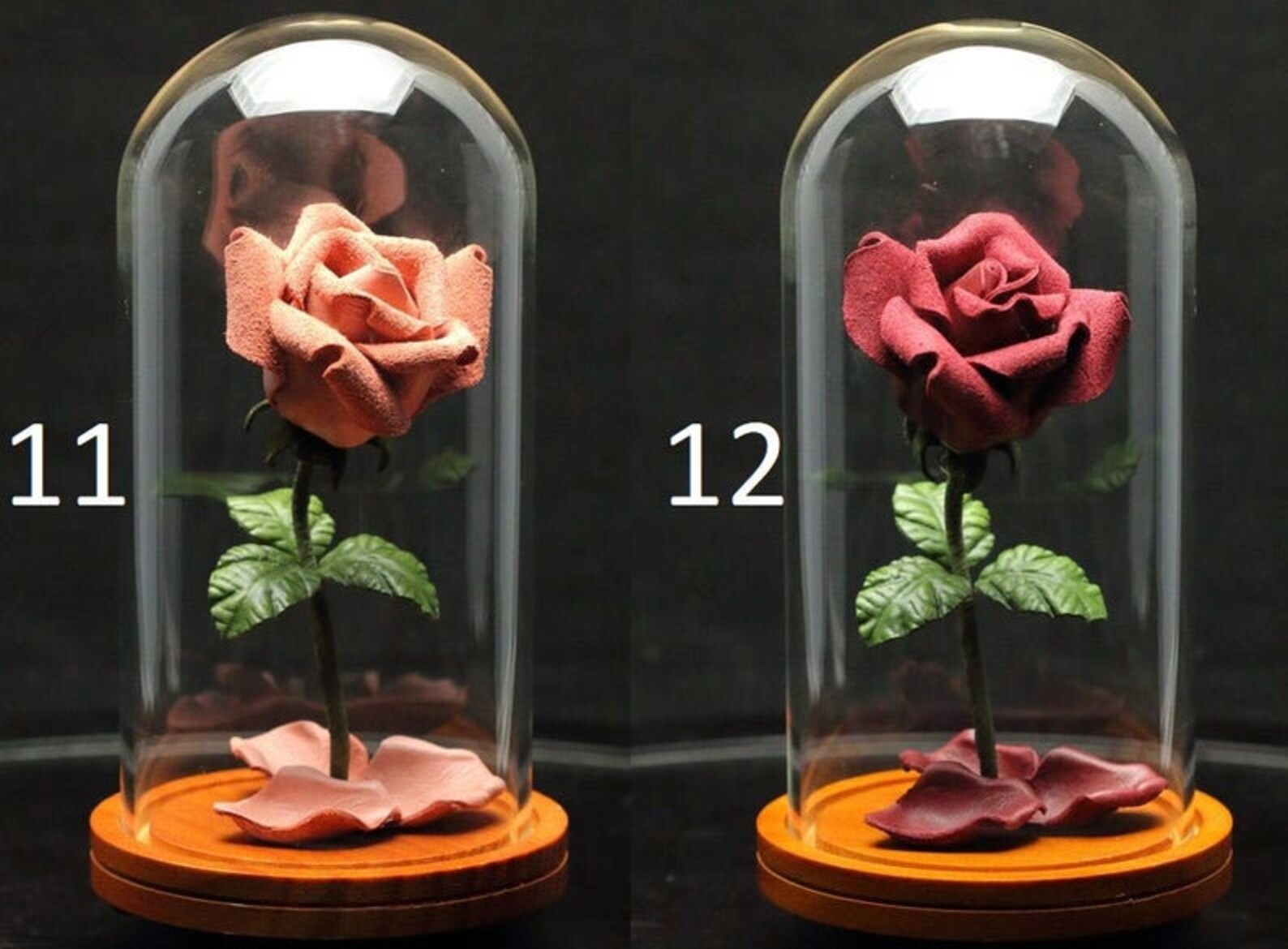 Leather Rose Leather Flower Third 3rd Leather Anniversary - Etsy