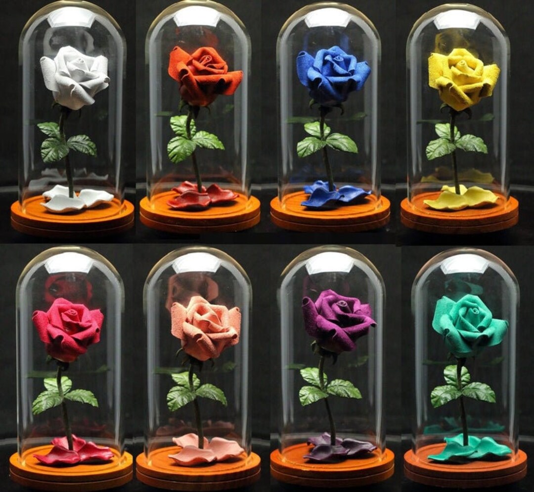 Leather Rose Leather Flower Third 3rd Leather Anniversary Wedding Gift ...