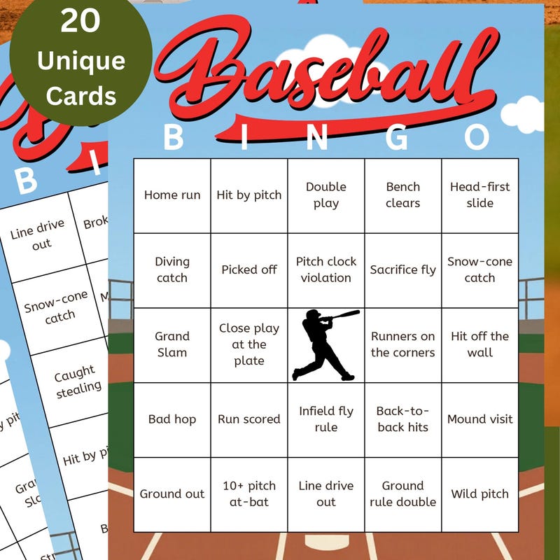 Giant Bingo Cards - Etsy