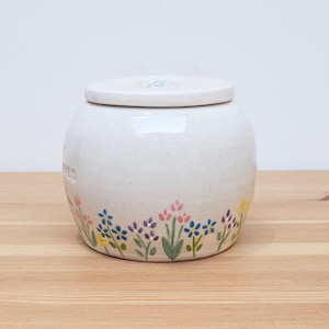 Handmade Pet Urn | Garden Blossoms | Ceramic Urn | for Ashes ...